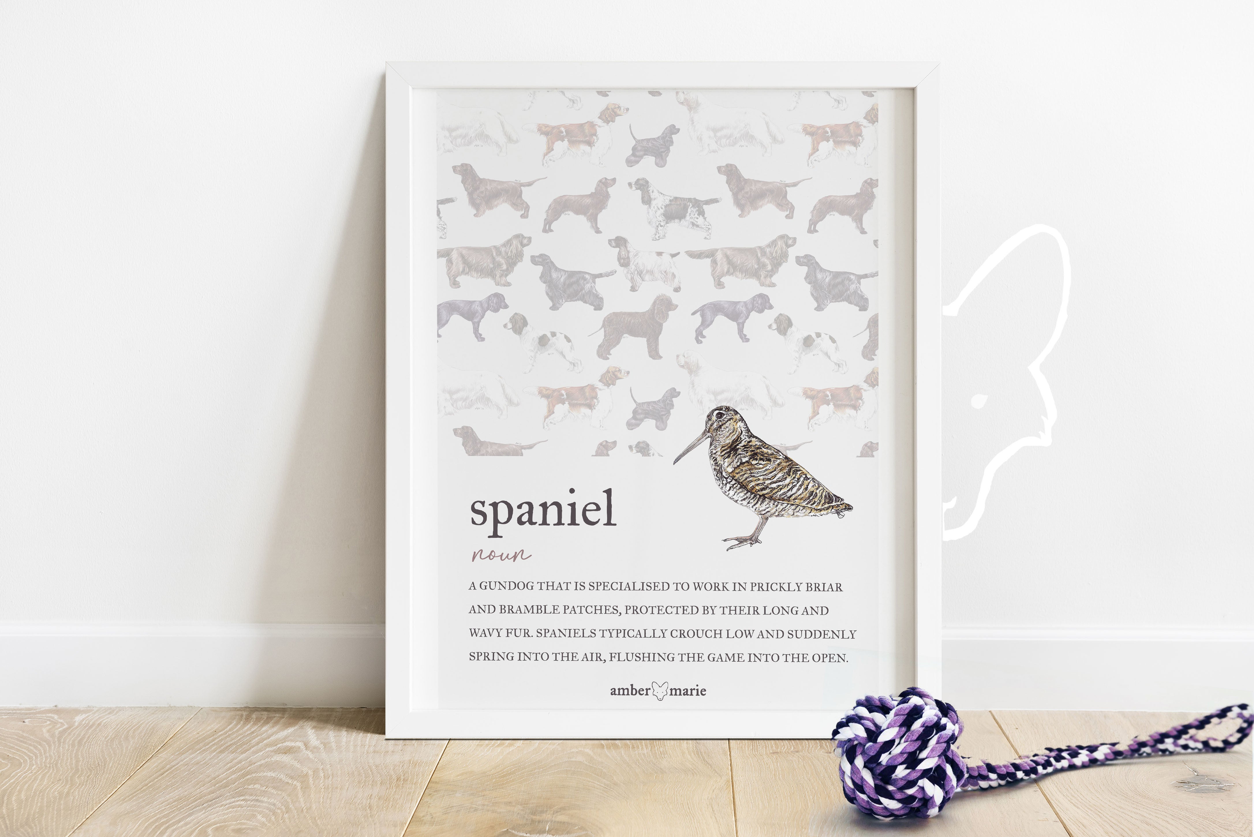 Definition of a Spaniel - Poster / Print - Cocker, Sussex, Springer ...