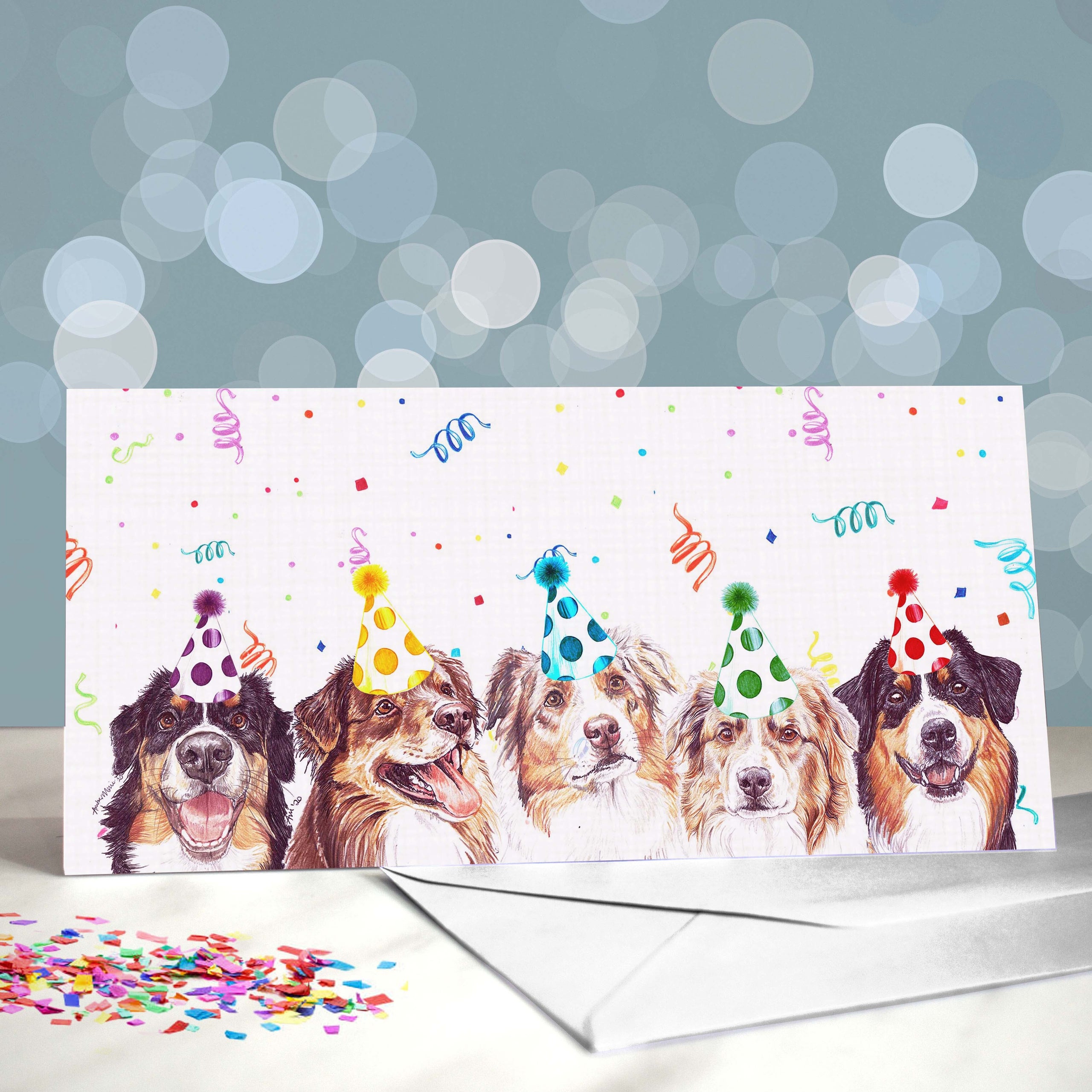 Australian Shepherd Greeting Card / Variety of Aussie Birthday Cards ...
